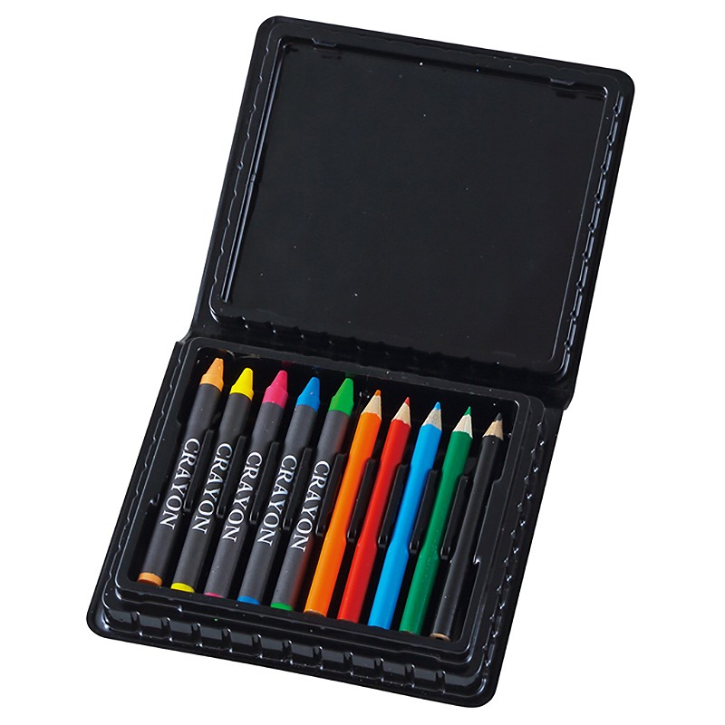 カスタムアートセット/クレヨン・色鉛筆・絵具/名入れ オリジナル,ノベルティ グッズ『お店がどっとこむ』c24dw368931